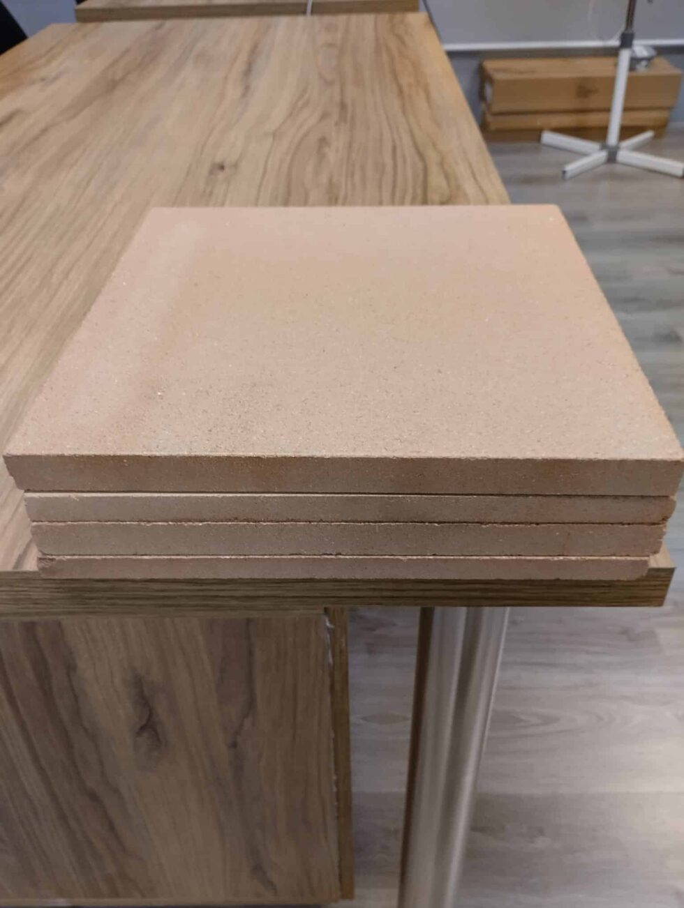 Baldosa De Barro 40x40x1,8 Cm Color Arena - Baldosas Para Exterior .es