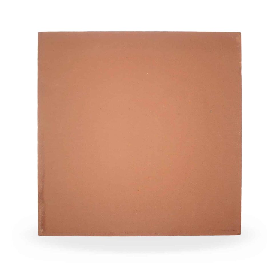 Baldosa De Barro 40x40x1,8 Cm Color Rojo - Baldosas Para Exterior .es