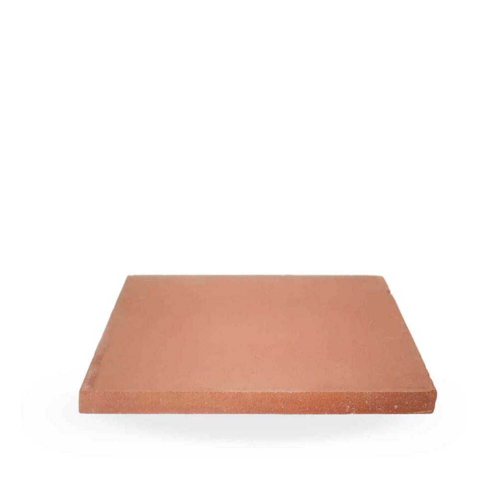 Baldosa De Barro 40x40x1,8 Cm Color Rojo - Baldosas Para Exterior .es